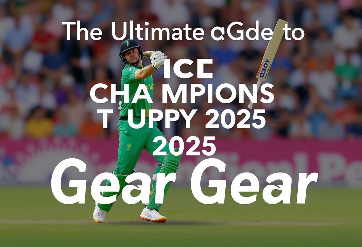 The Ultimate Guide to ICC Champions Trophy 2025 Gear in Dubai